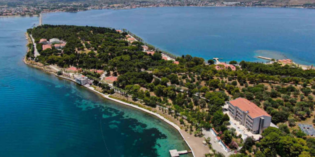 Quarantine Island, which was established during the Ottoman period to ...